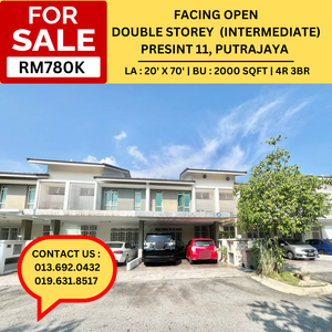 [Facing Open] Double Storey Terrace Presint 11, Putrajaya for Sale ...