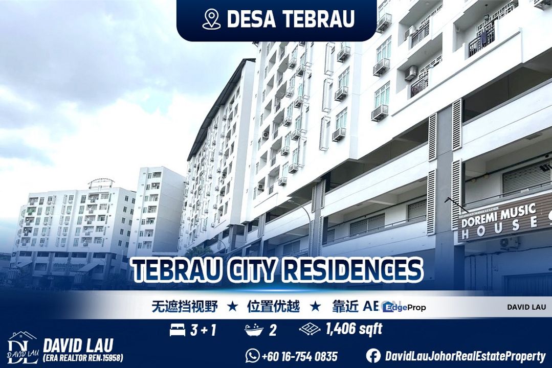 Tebrau City Residences Mid Floor 4 Bedrooms 2 Bathrooms Unblock View ...