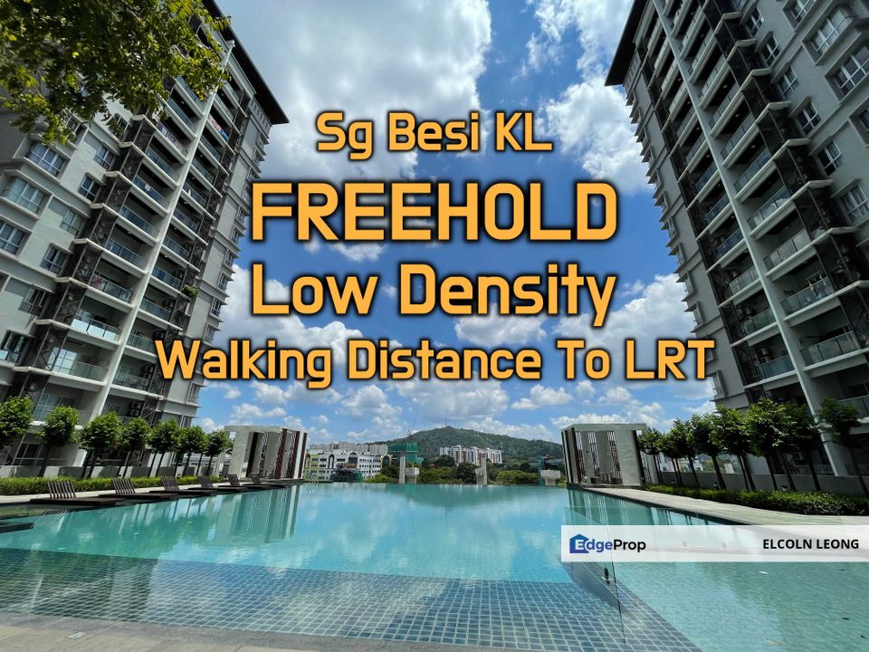 High Floor Pool View FREEHOLD Low Density Walking Distance To LRT, TBS ...
