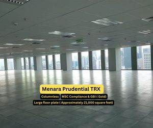 Menara Prudential , TRX, Tun Razak Exchange, KL City for Rental @RM78 ...
