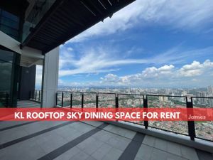 ROOFTOP SKY DINING HIGH CEILING 40 FEET 英尺高| ROOFTOP楼顶 WITH STRUCTURE ...