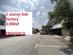 2 Storey FREEHOLD link factory for sale Belmas Johan Industrial Park ...