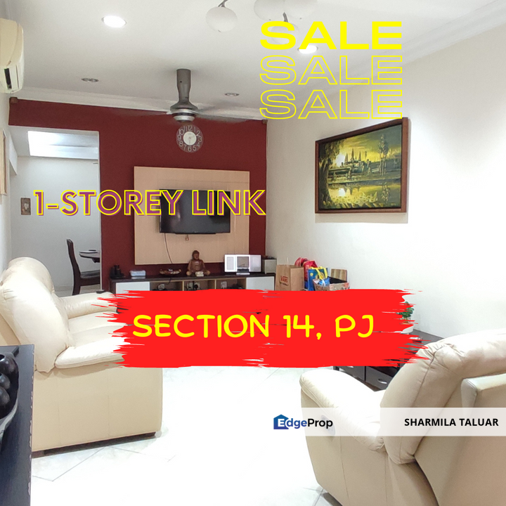 🏠 1-Storey Link Terrace House for Sale in Section 14, Petaling Jaya PJ ...