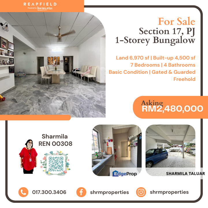 🏠 1-Storey Bungalow House for Sale in Section 17, Petaling Jaya PJ ...