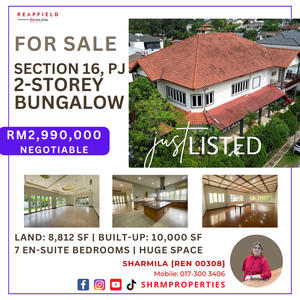 🏠 2-Storey Bungalow House For Sale in Seksyen 16, Section 16, PJ ...