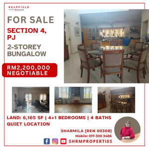 🏠 2-Storey Bungalow For Sale in Section 14, Seksyen 14, PJ, Petaling ...