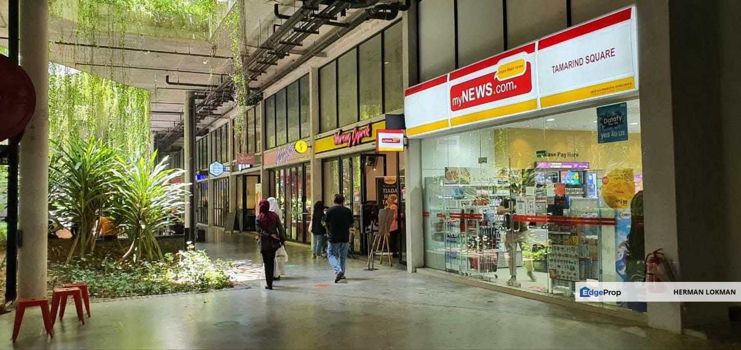 Tamarind Square Cyberjaya Retail Space Shop Lot Facing drop off ...