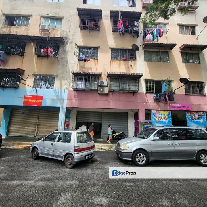 GROUND FLOOR Shop Pangsapuri Barat Taman Bukit Serdang for Sale @RM180 ...