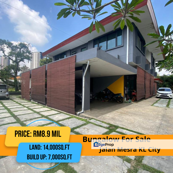 Bungalow for sale, Jalan Mesra Kuala Lumpur City Centre, Same row ...