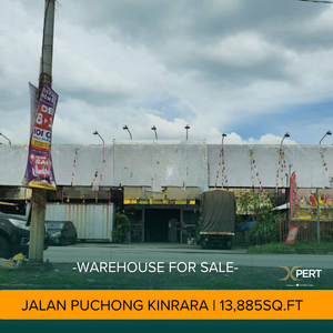 Warehouse Along Jalan Puchong Main Road, Corner Unit facing Main Road, Kinrara for Sale @RM5 ...