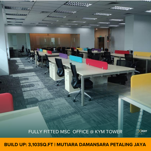 Fully Furnished MSC Office @ KYM Tower, Mutiara Damansara, Selangor for ...