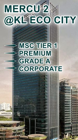 MSC OFFICE, MERCU 2 @ KL ECO CITY, GRADE A TOWER for Rental @RM28,560 ...