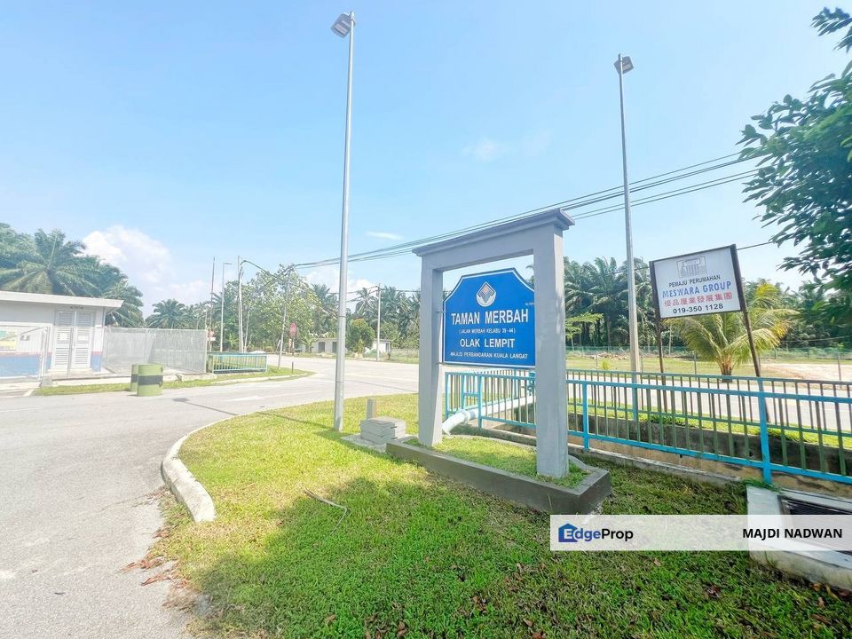 Single Storey House Taman Merbah @ Olak Lempit, Banting for Sale @RM330 ...