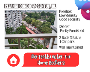 Sentul Pelangi Condo ~ Freehold Sentul Condo Besar Murah for SALE for ...