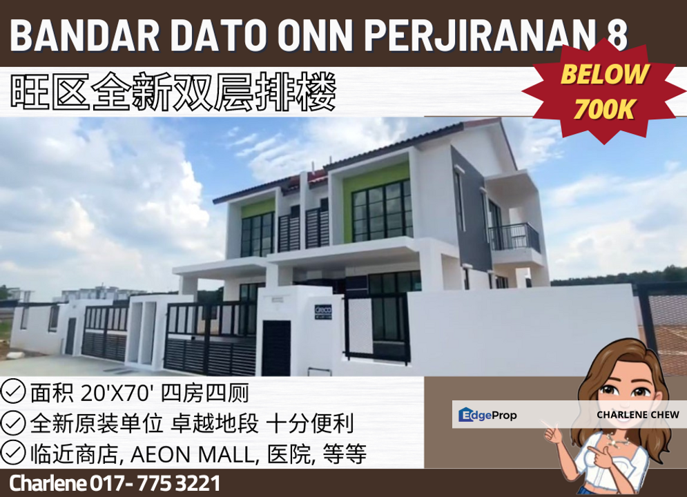 Bandar Dato Onn @ Perjiranan 8 Double Storey Brand New Release House ...