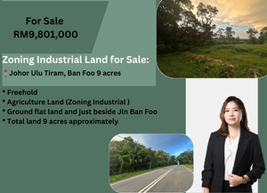 Ulu Tiram Ban Foo Agriculture land for Sale for Sale @RM9,801,000 By ...