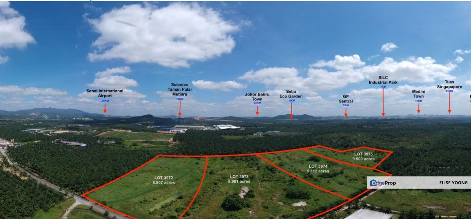 Jeram Batu, Pontian Industrial Land 36acres-Iskandar Flagship Johor for ...