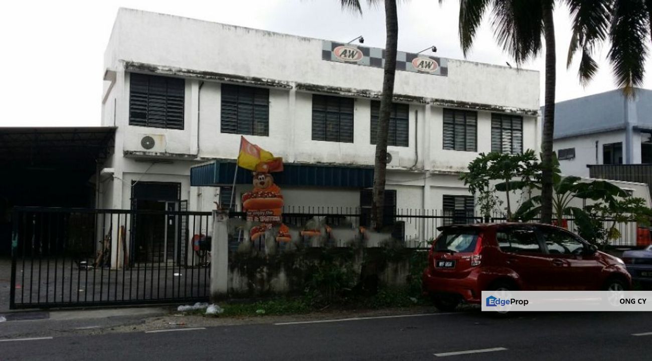 Single storey detached factory with double storey office annexe for ...