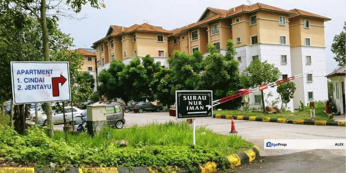 APARTMENT BLOK CINDAI ASTANA ALAM BANDAR PUNCAK ALAM GROUND FLOOR EASY ...