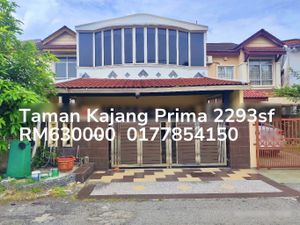 Taman Kajang Prima Terrace for Sale @RM630,000 By YC Lee | EdgeProp.my