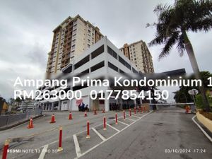 Ampang Prima Condominium for Sale @RM263,000 By YC Lee | EdgeProp.my