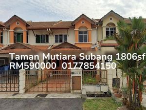 Taman Mutiara Subang Terrace for Sale @RM590,000 By YC Lee | EdgeProp.my