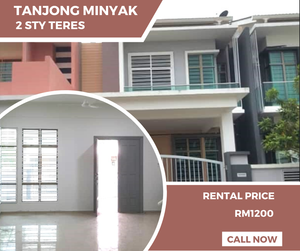 Nice 2 Sty Terrace House Tanjong Minyak Perdana Bukit Rambai Melaka for ...