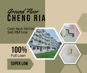 Cash Back RM10K Full Loan 100% Ground Floor Cheng Ria Malim Jaya Melaka ...