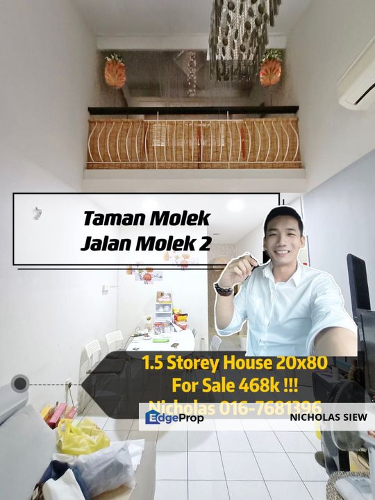 Taman Molek 1.5 Storey House for SALE for Sale @RM468,000 By NICHOLAS ...