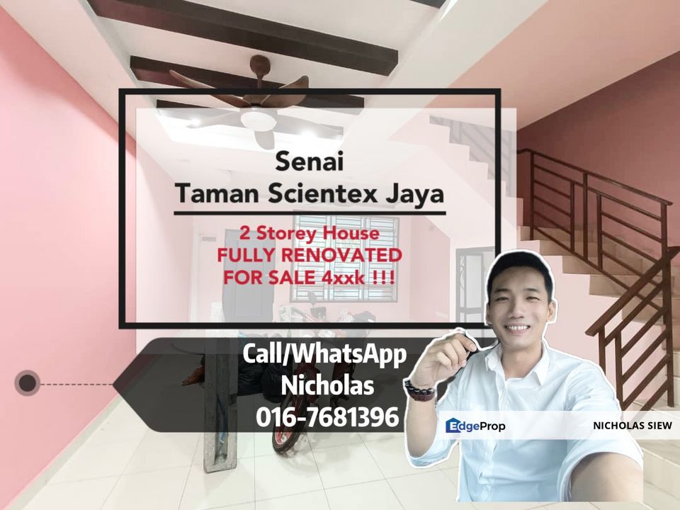 Taman Scientex Jaya Senai House for SALE Senai for Sale @RM485,000 By ...