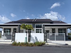 New Freehold 1 storey Semi D house Taman Seri Merlimau 0% downpayment ...