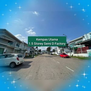 Kempas Utama 1.5 Storey Semi D Factory for Sale @RM2,800,000 By SHIRLEY ...