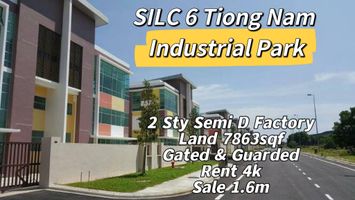 SILC 6 Tiong Nam Industrial Park Semi-D Factory for Sale @RM1,600,000 ...
