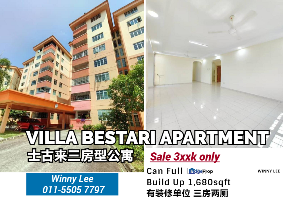 Villa Bestari Apartment Skudai Renovated Unit Can Full Loan for Sale ...