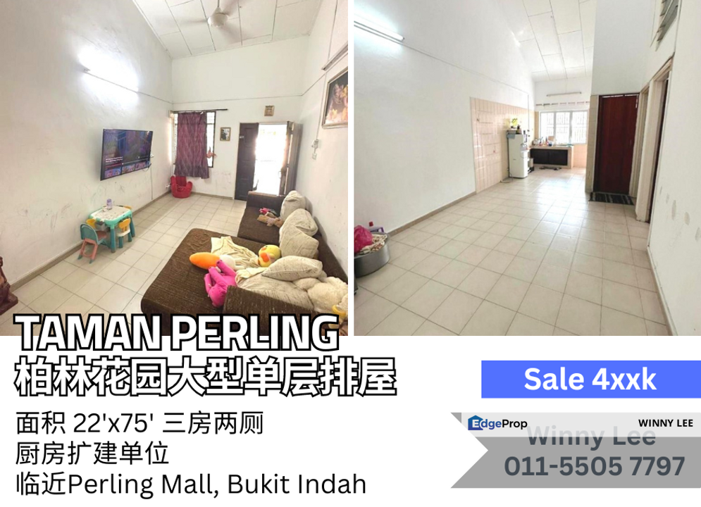 Taman Perling Jalan Camar Single Storey House for Sale @RM468,000 By ...