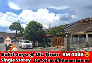 Taman Bukit Jaya / Jalan Denai / Single Storey Terrace for Sale @RM428 ...