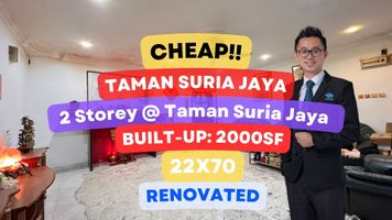 C H E A P 2 Storey @ Taman Suria Jaya for Sale @RM650,000 By FRED CHAI ...