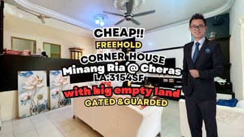 C H E A P 2 sty terrace house @ Tmn Minang Ria, Cheras for Sale @RM930 ...