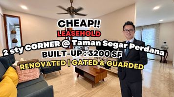 C H E A P 2 Storey Corner Terrace House @ Taman Segar Perdana with nice ...