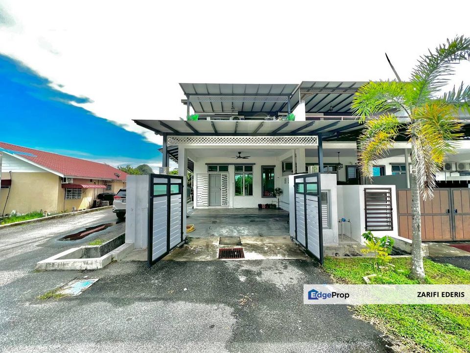 Facing Open Space END LOT Jalan Bangau Taman Bentara Double Storey ...