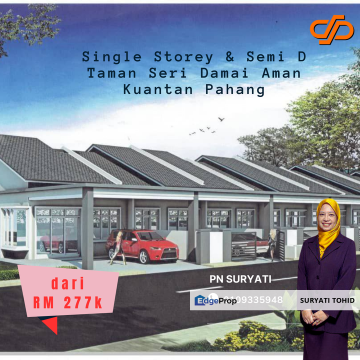 Single Storey Taman Seri Damai Aman Kuantan Pahang for Sale @RM277,000 ...