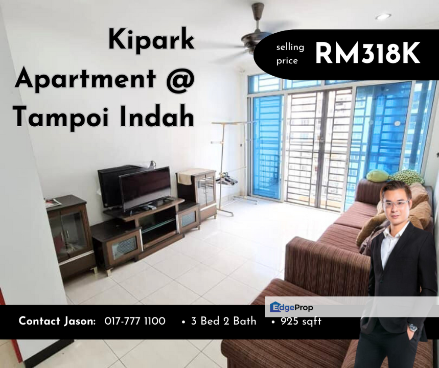 Kipark Apartment @ Tampoi Indah For Sale for Sale @RM318,000 By JASON ...
