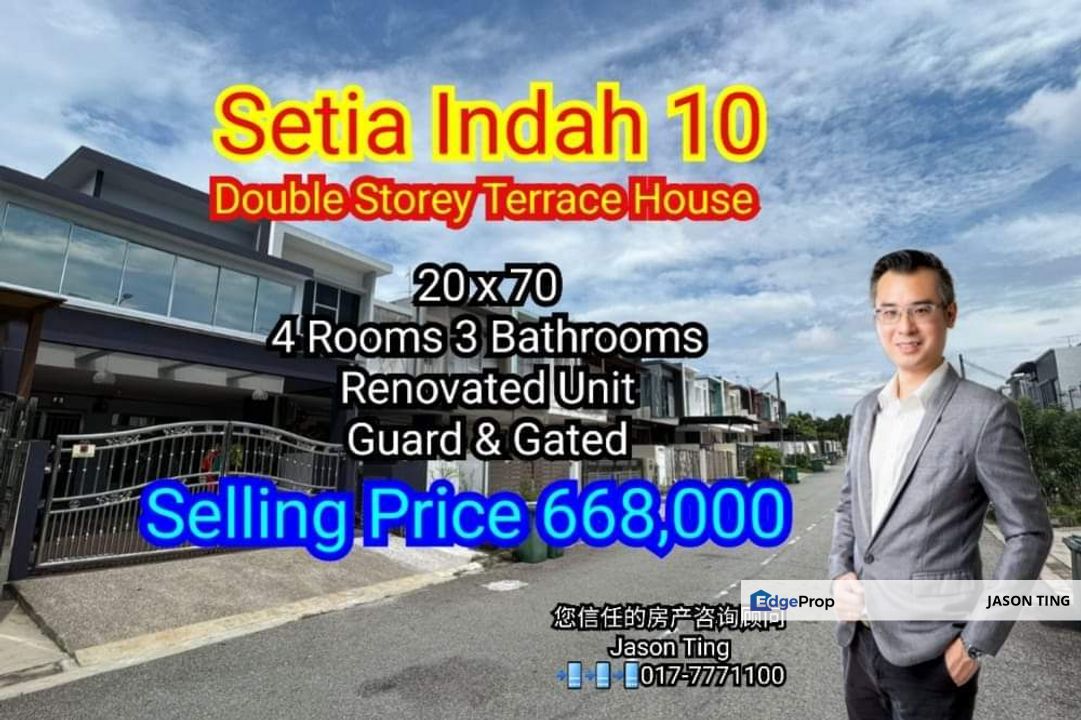 Setia Indah Renovated Double Storey Terrace House for Sale @RM668,000 ...
