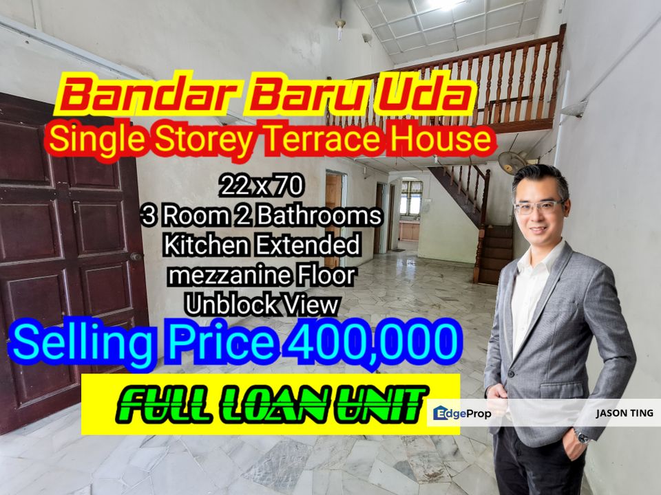 Bandar Baru Uda Single Storey Terrace House for Sale @RM400,000 By ...