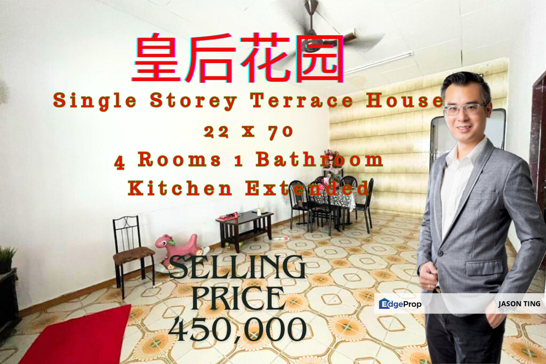 Taman Ungku Tun Aminah Single Storey Terrace House for Sale @RM450,000 By JASON TING | EdgeProp.my