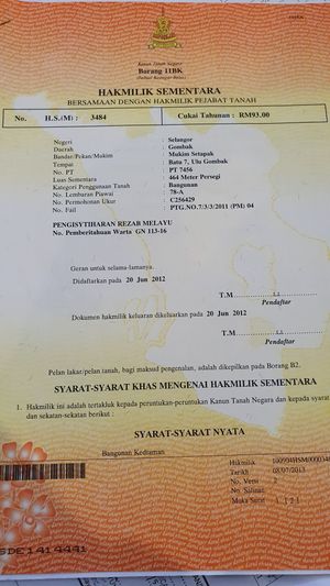 Batu 7, Ulu Gombak (Behind Golek Golek MRR2) for Sale @RM520,000 By ...