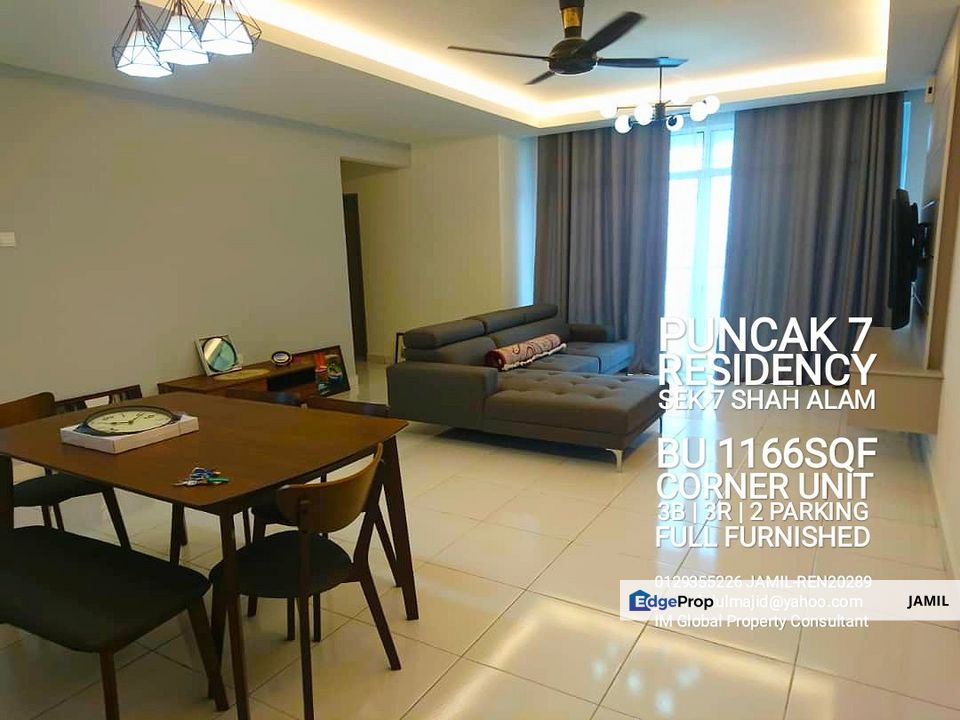 PUNCAK 7 SHAH ALAM FREEHOLD SELLING FULL FURNISHED NEAR UITM/UNISEL ...