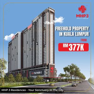 MHP3 Setapak Freehold for Sale @RM377,000 By Jessica Yong | EdgeProp.my