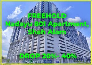 [BELOW MARKET 165K] FREEHOLD Nadayu 801 Apartment @Subang Murni, Shah ...