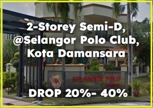[BELOW MARKET 1.40M] 2-Storey Semi-D @ Selangor Polo & Country Club ...